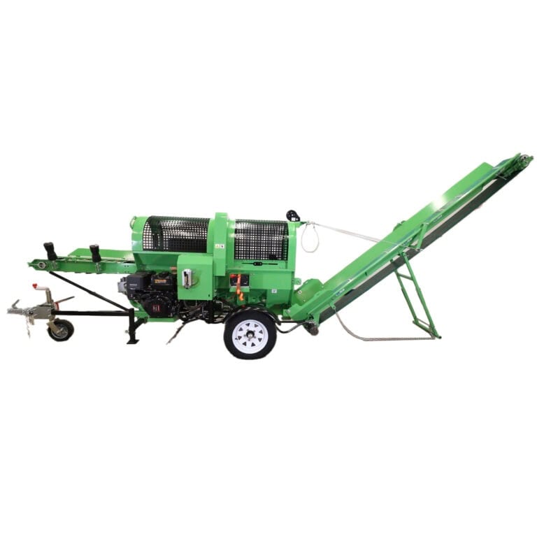 Klapikone 12 t / 16,5 hp hihnakuljettimella, Droma Wood - maceakauppa.fi