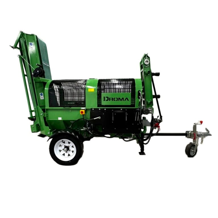 Klapikone 12 t / 16,5 hp hihnakuljettimella, Droma Wood - maceakauppa.fi