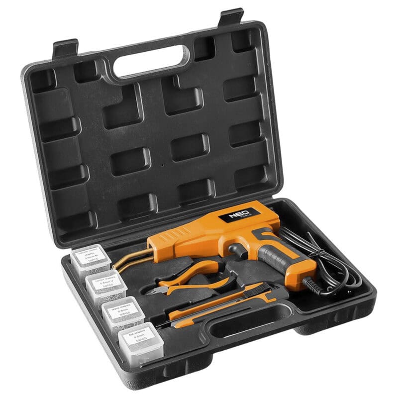 Muovinkorjaussarja 50 W ja 200 niittiä, Neo Tools - maceakauppa.fi